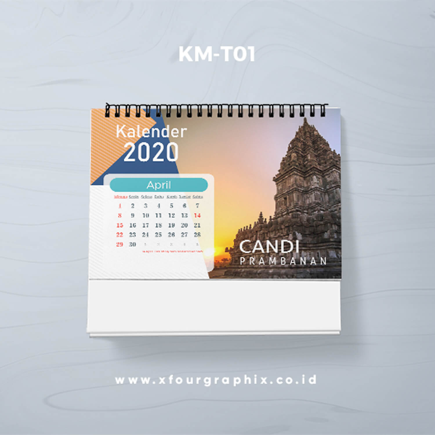 Template Kalender Meja - Cetak Online
