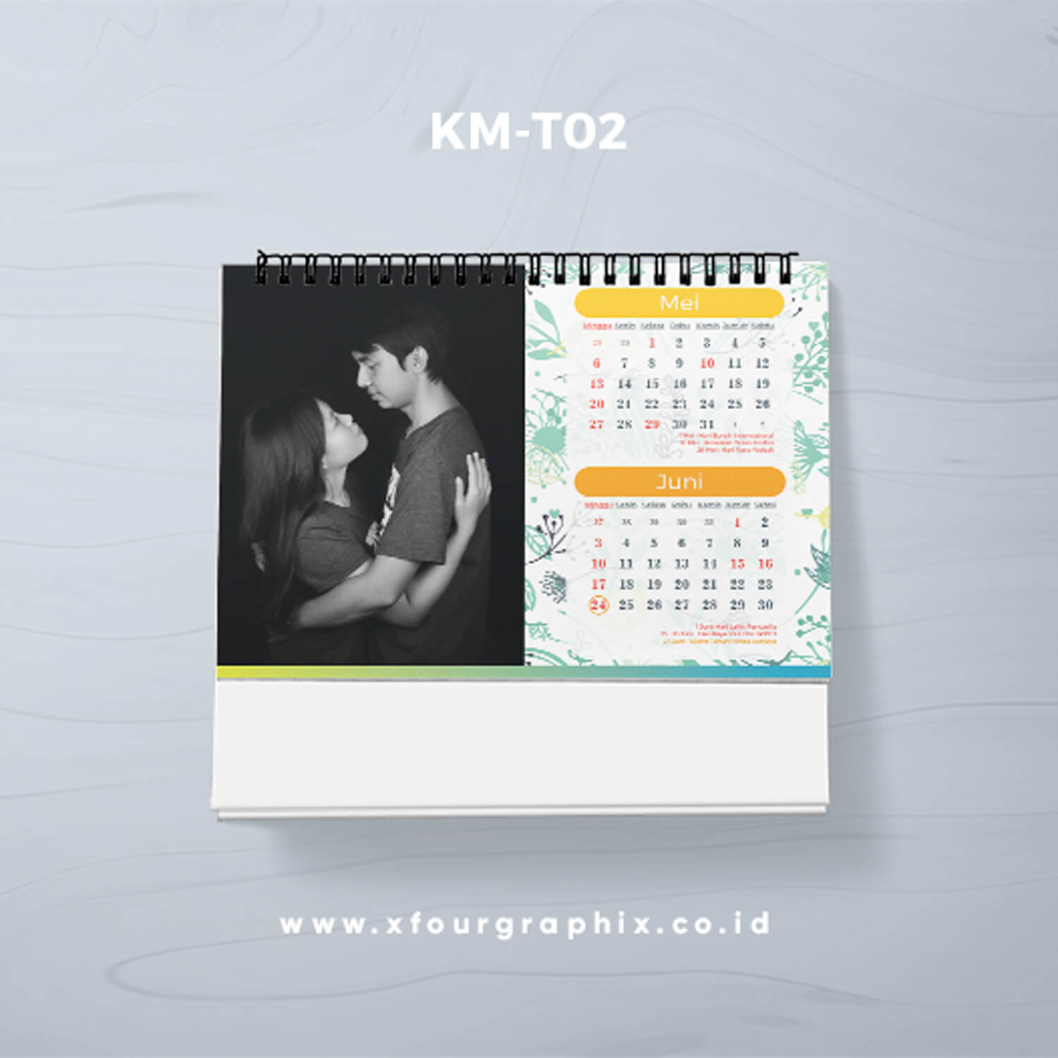 Template Kalender Meja - Cetak Online