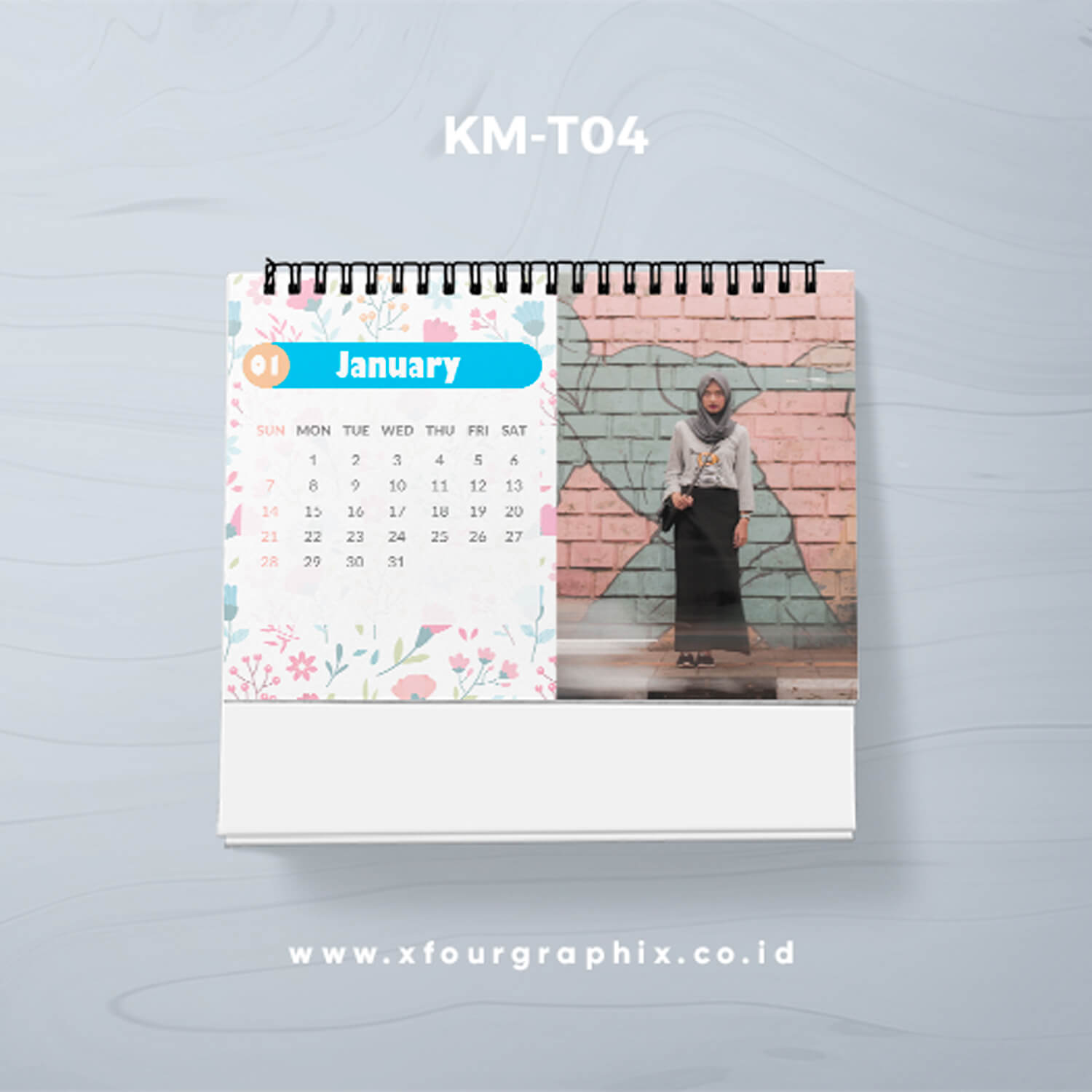 Template Kalender Meja - Cetak Online